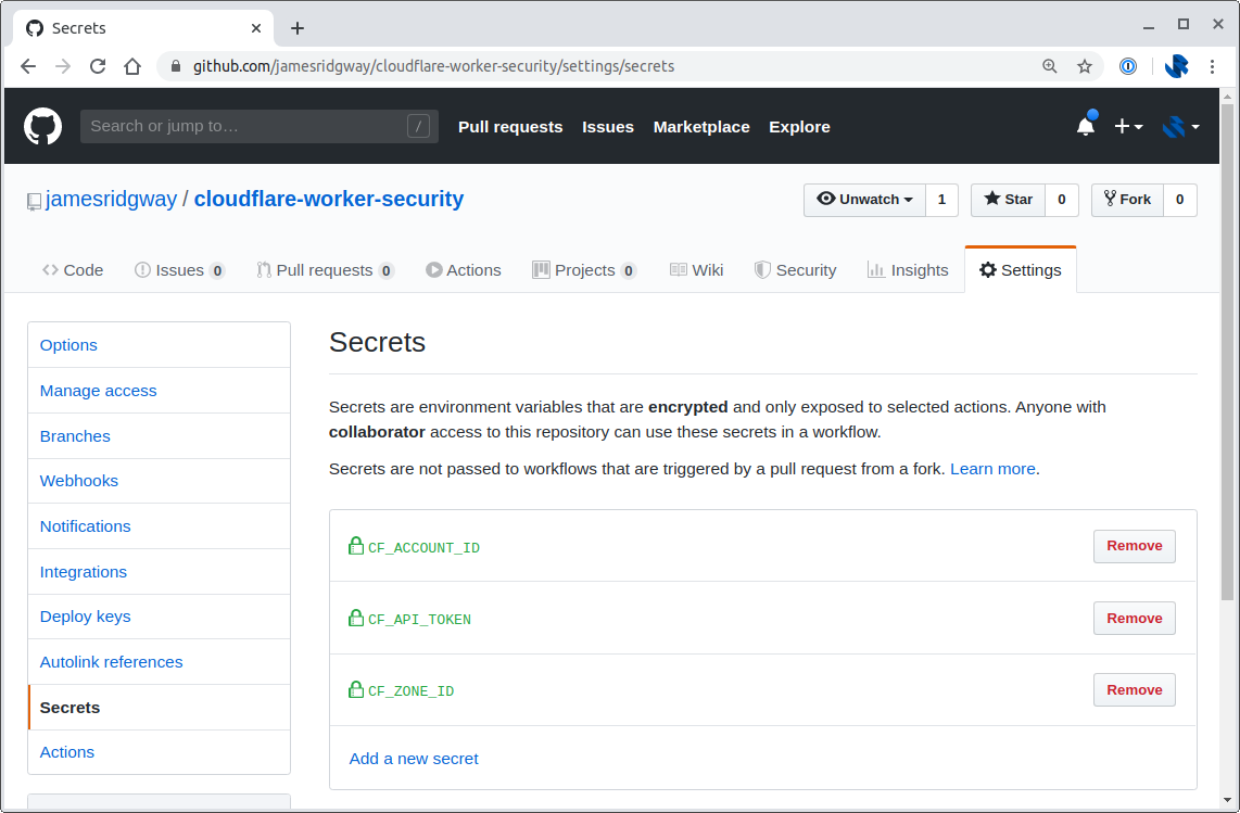 Security.txt and a Keybase Proof with a Cloudflare Worker deploying ... Security.txt and a Keybase Proof with a Cloudflare Worker deploying ...
