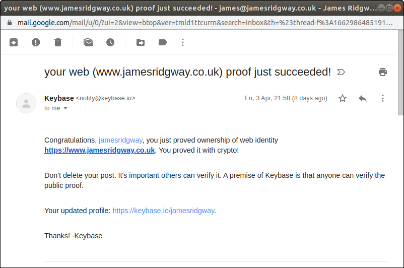 Security.txt and a Keybase Proof with a Cloudflare Worker deploying ... Security.txt and a Keybase Proof with a Cloudflare Worker deploying ...