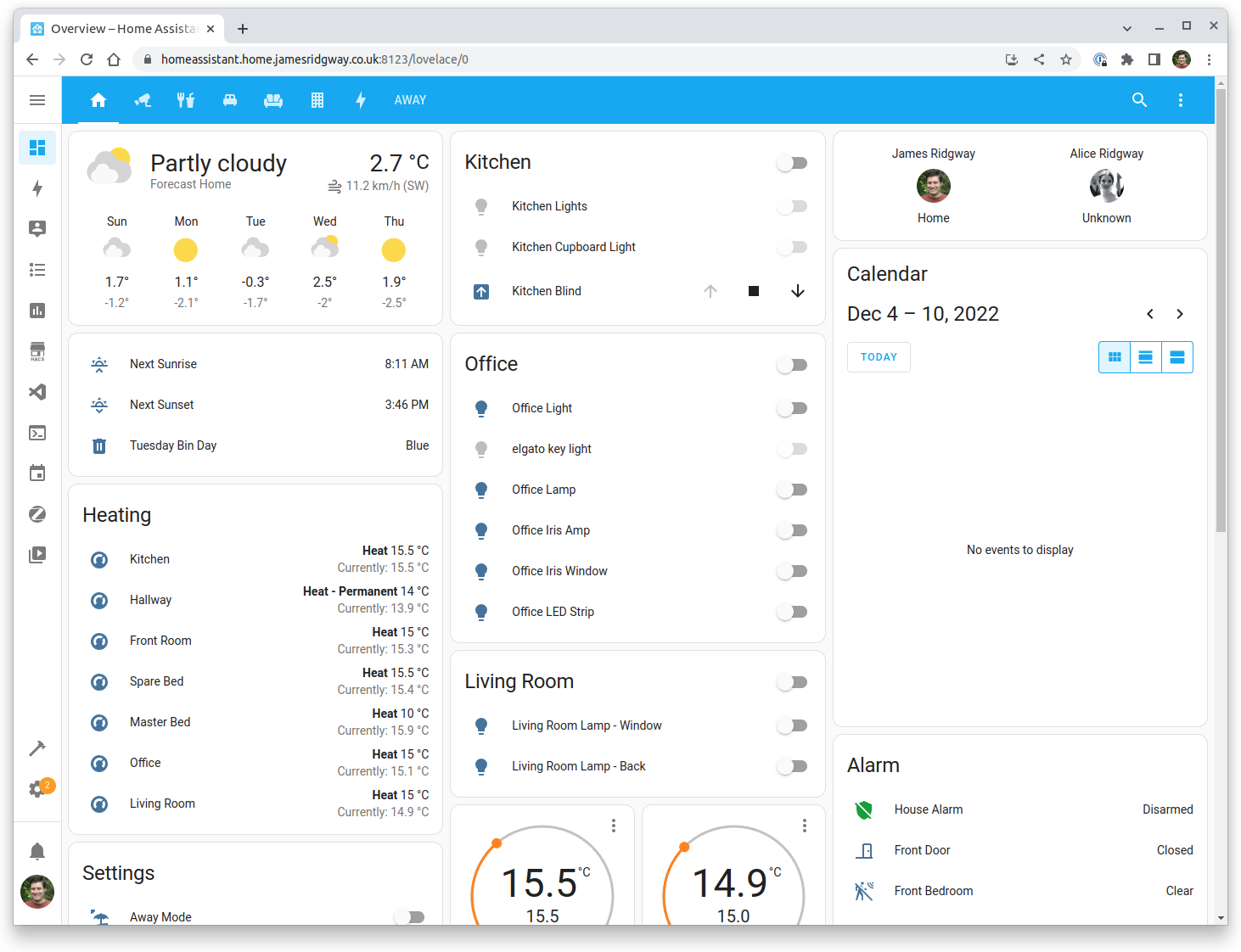 Creating a Wall-Mounted Dashboard for Home Assistant - James Ridgway